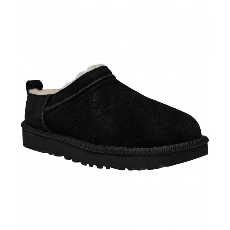 UGG W Classic Micro dame hjemmesko - Sort| Lækker Slip-On Hjemmesko