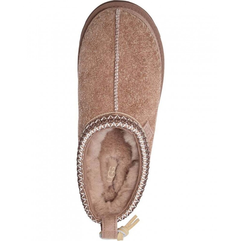UGG W Tasman Biarritz dame hjemmesko - Brun | Komfortable uld slip-ons
